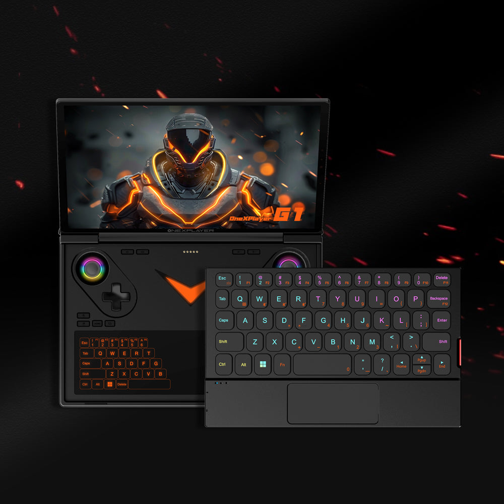 Refurbished ONEXPLAYER G1: AMD Ryzen™ AI 9 HX 370 Ultimate Gaming hand